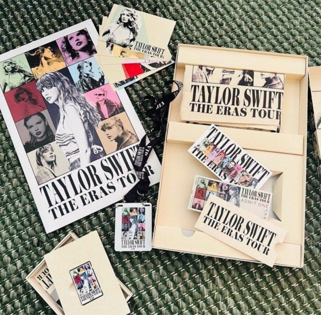 taylor swift the eras VIP official merchandise package, Hobbies & Toys ...