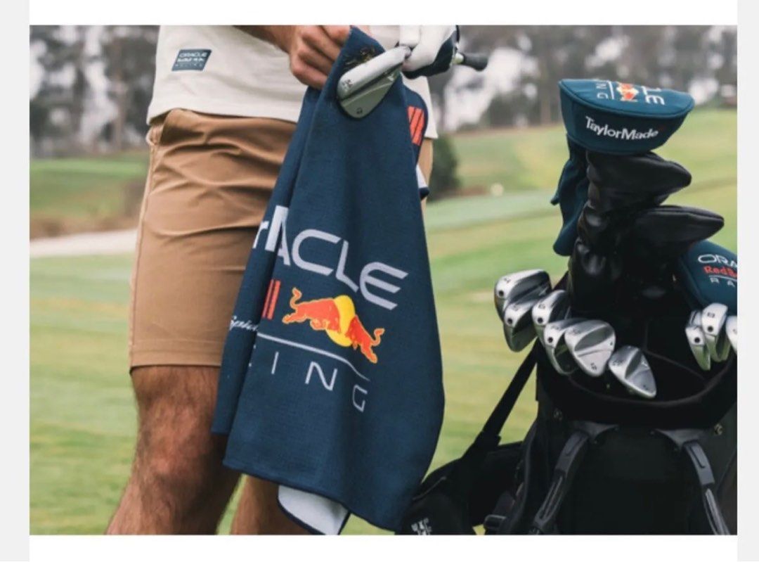 Taylormade X Oracle Red Bull racing Pit Stop Golf Towel, Sports ...