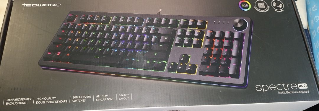 Tecware Spectre Pro 104, RGB, Outemu Brown Switch in box, Computers ...