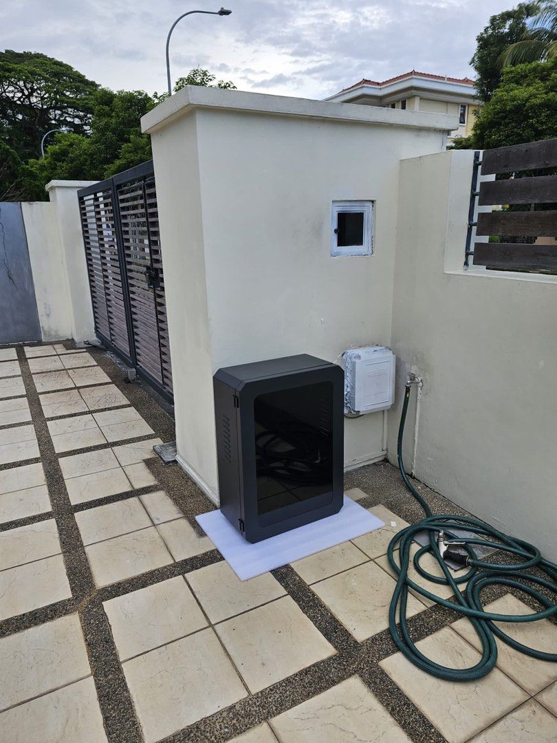 Tesla byd ev car electric charger charging unit cable concealed box ...