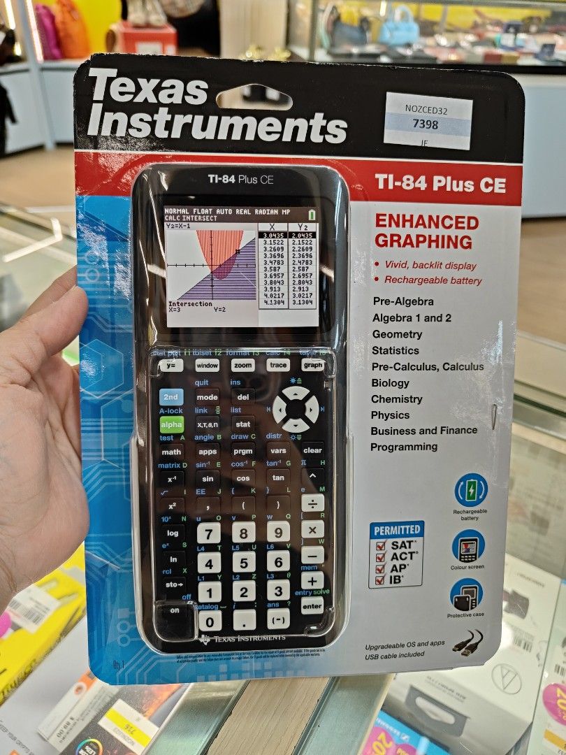 Texas TI-84 Plus CE Scientific Calculator, Computers & Tech, Office ...