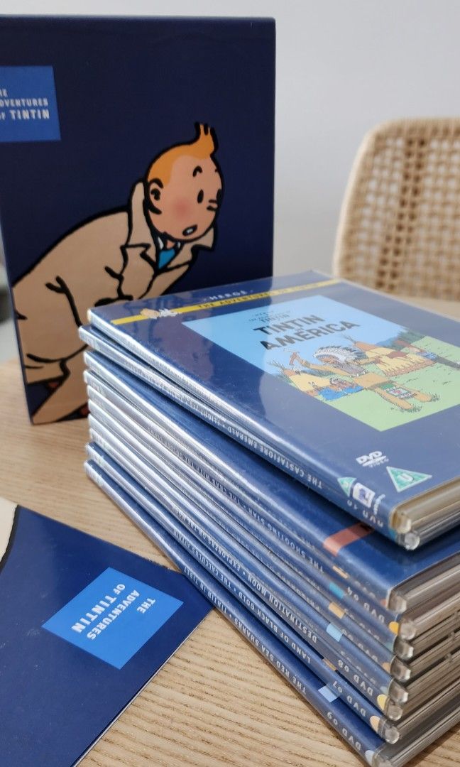 The adventures of tintin dvd box set, Hobbies & Toys, Music & Media ...