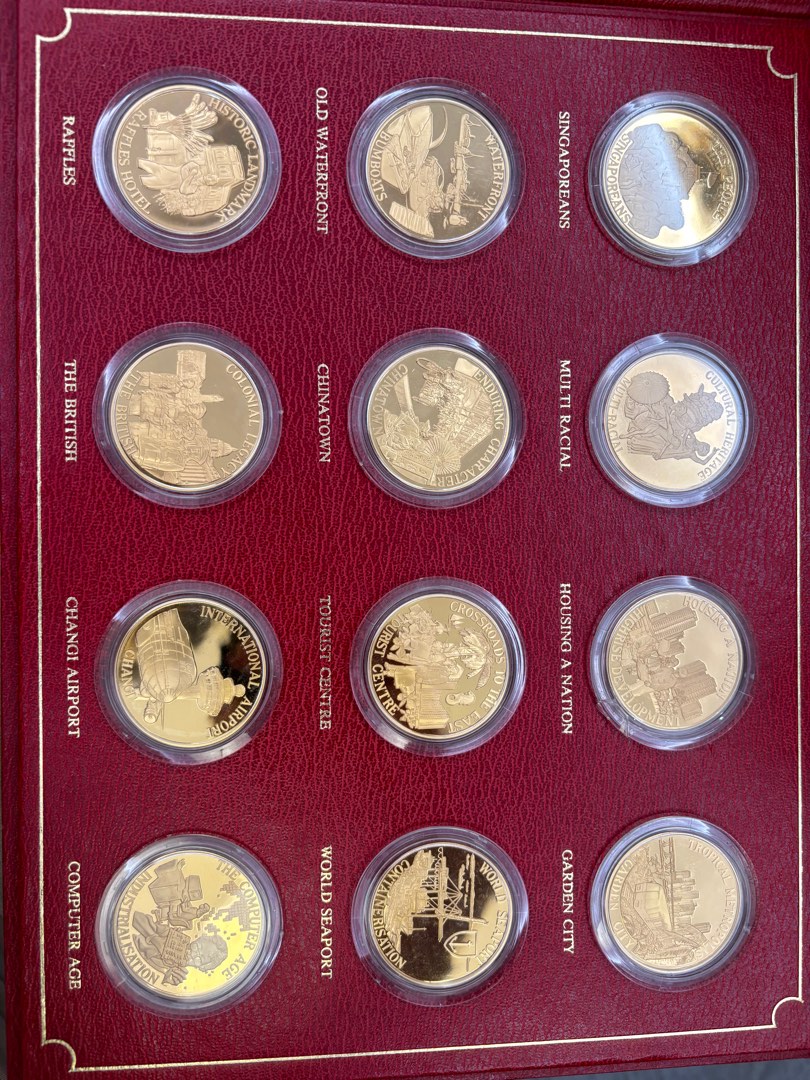 The gold edition coin set, Hobbies & Toys, Memorabilia & Collectibles ...