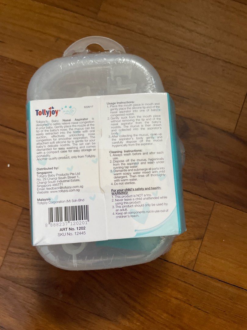 Tolly joy nasal aspirator, Babies & Kids, Bathing & Changing, Other ...