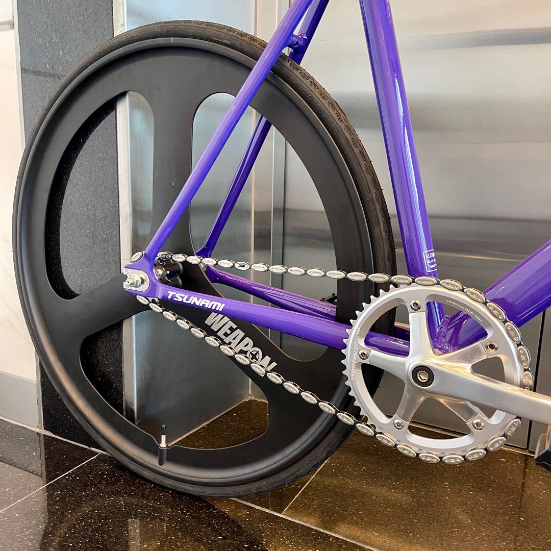 Tsunami fixie bike/frame set $330/complete bike $659/trick bike/brand new bike/trispoke wheel ...