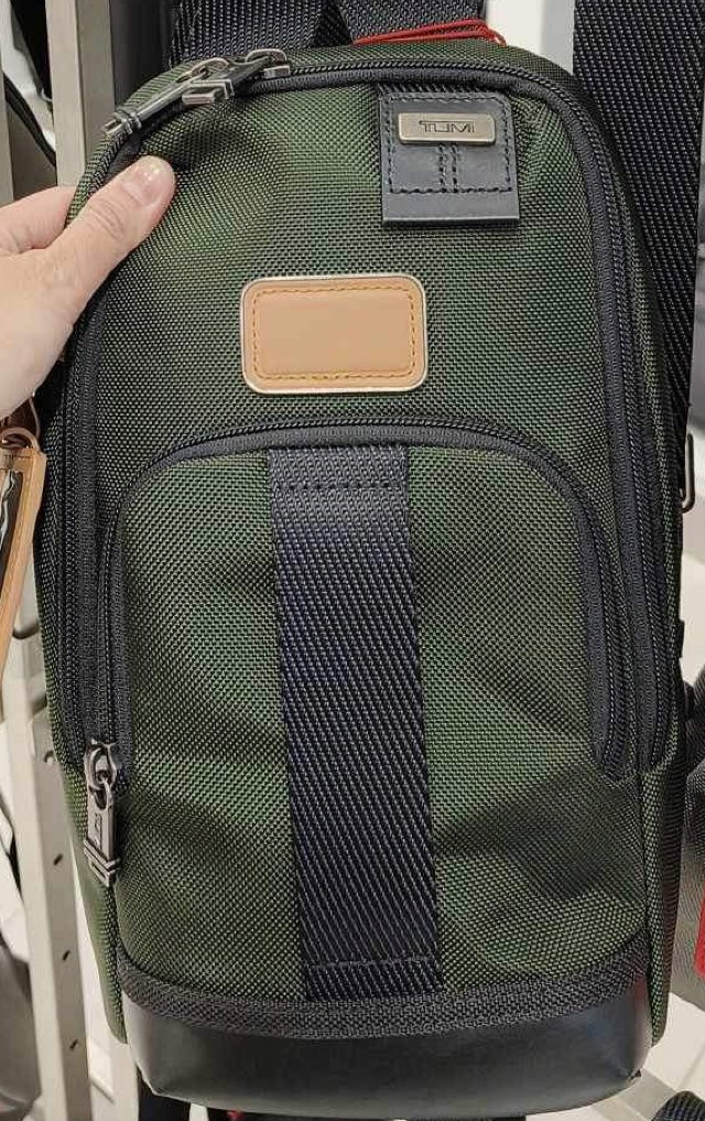 TUMI Fife Slim Sling Bag ( Green), Women's Fashion, Bags & Wallets ...