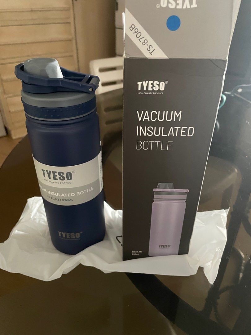 Tyeso 530ml Tumber Navy Blue, Furniture & Home Living, Kitchenware & Tableware, Water Bottles ...