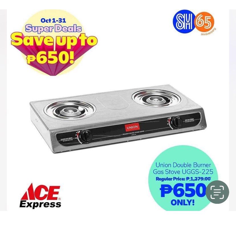 Union Gas Stove with 2 burners., TV & Home Appliances, Kitchen ...