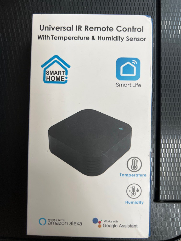 Universal IR Remote control with temperature and humidity sensor., TV ...
