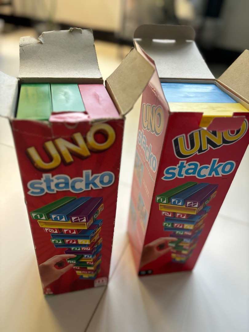UNO STACKO, Hobbies & Toys, Toys & Games on Carousell