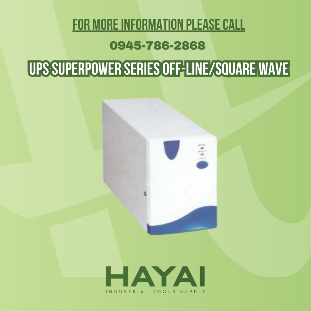 UPS Superpower Series OFF-Line/Square Wave, Commercial & Industrial ...