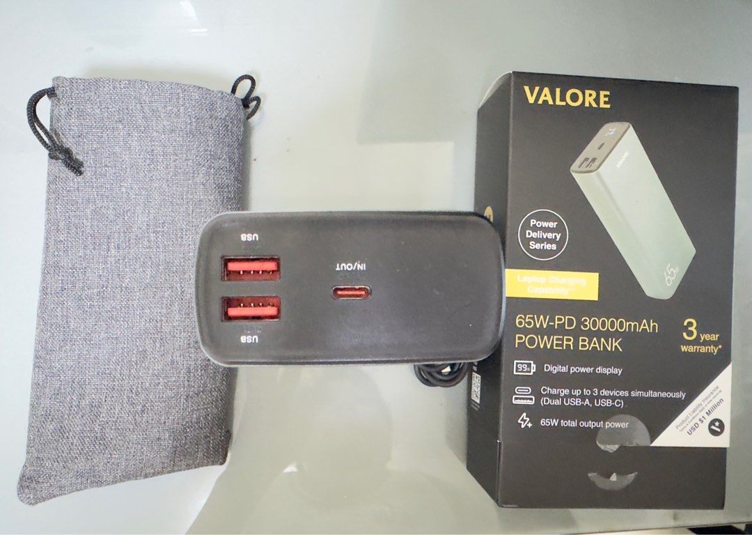Valore 65w PD 30000mah Power, Mobile Phones & Gadgets, Mobile & Gadget ...