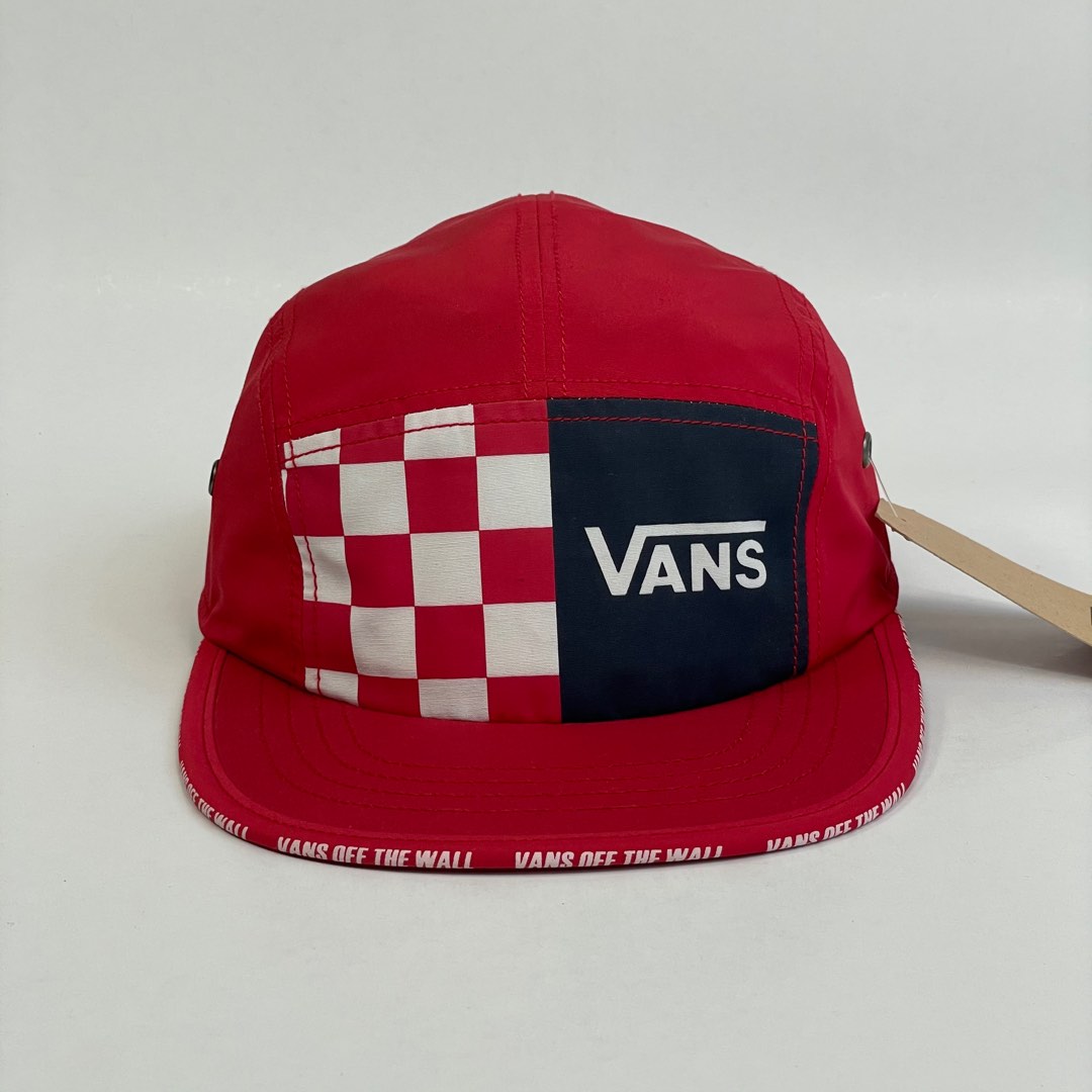 Vans Checkerboard 5 Panel Cap Japan Exclusive Release Red Rare not ...