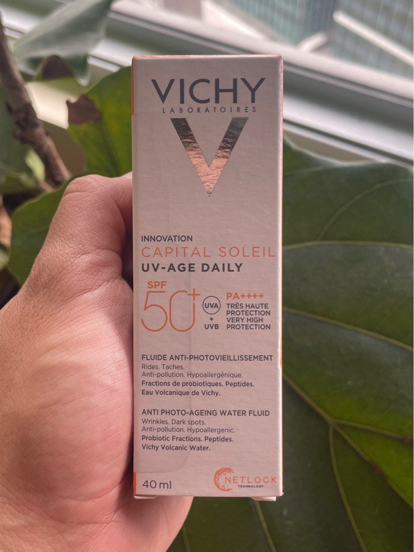 Vichy Laboratories Capital Soleil UV Age Daily SPF 50+ Facial Sunscreen ...