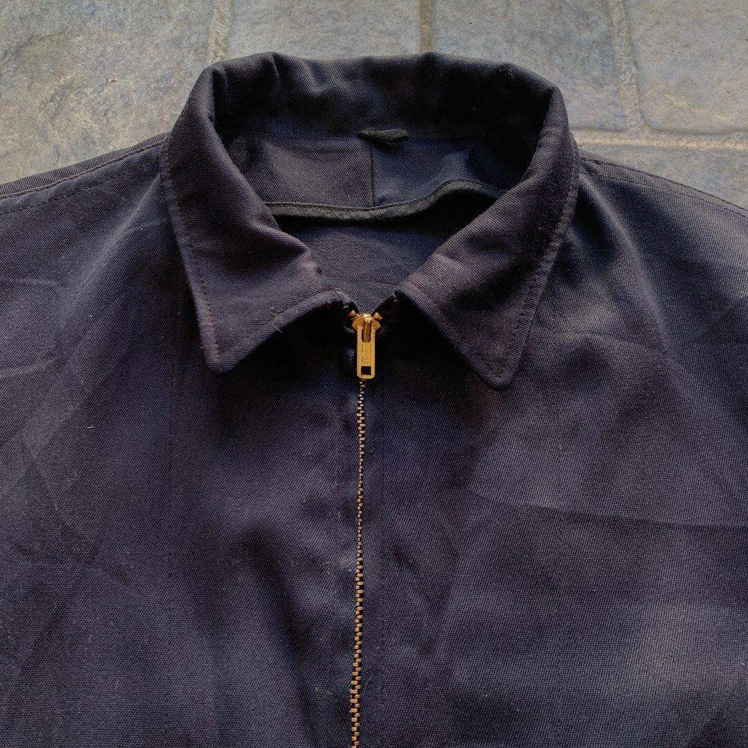 Vintage 1970s Navy US Postal Uniform Work Jacket, Men's Fashion, Coats ...