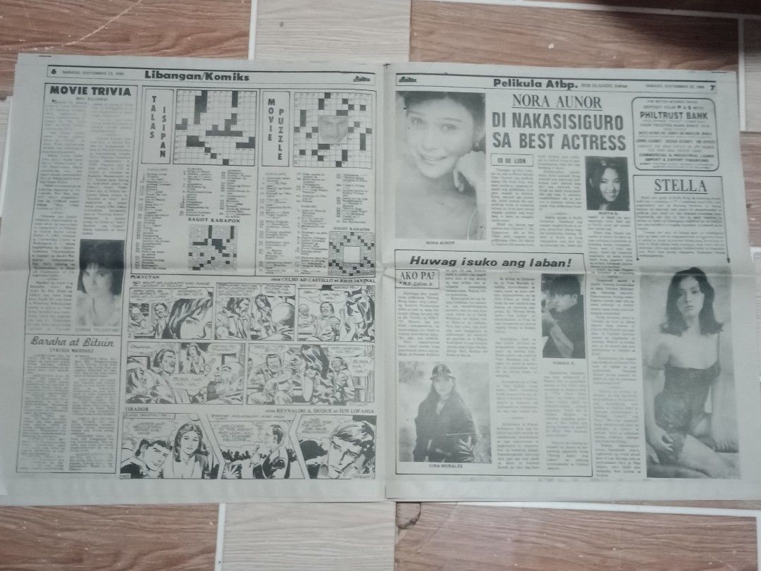 VINTAGE 1995 TAGALOG TABLOID BALITA, Hobbies & Toys, Memorabilia ...