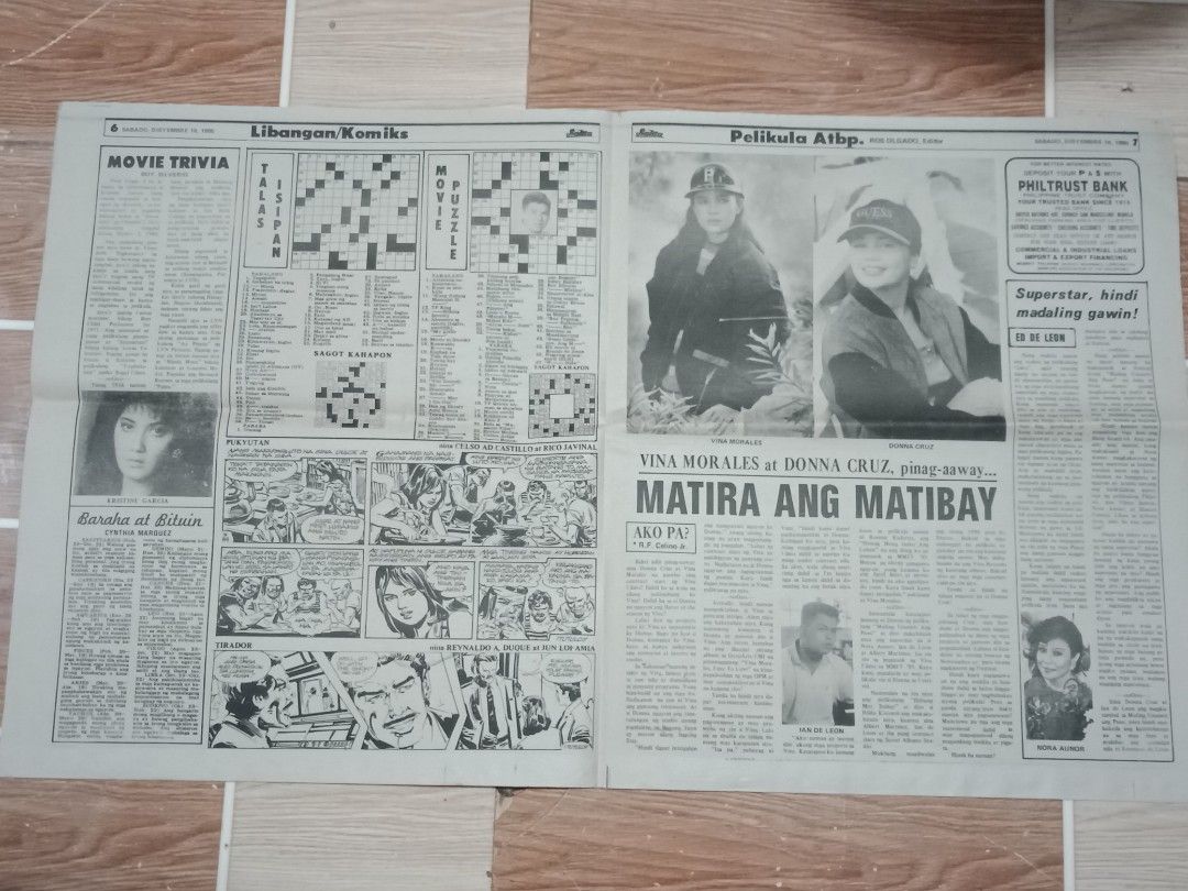 VINTAGE 1995 TAGALOG TABLOID BALITA, Hobbies & Toys, Memorabilia ...