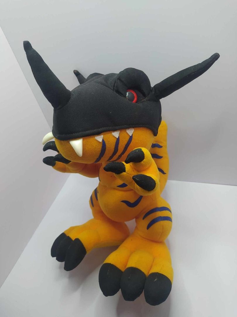Vintage Greymon Agumon Digimon DX Anime Plush Stuffed Toy (Bandai 1999 ...