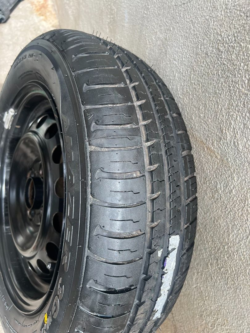 Vios Spare Tire, Car Parts & Accessories, Mags and Tires on Carousell