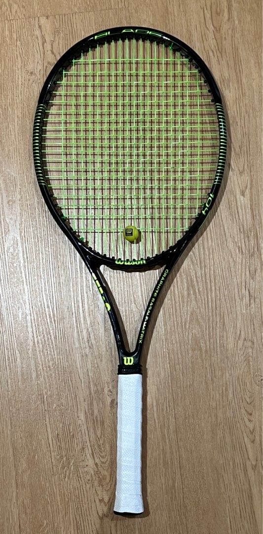 Wilson Blade 104 Tennis Racket 4 1/4 | 2, Sports Equipment, Sports ...