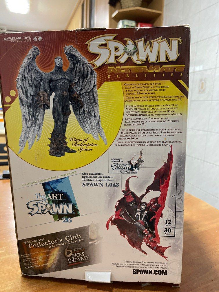 Wings of redemption Spawn / 12 inch, Hobbies & Toys, Toys & Games on Carousell