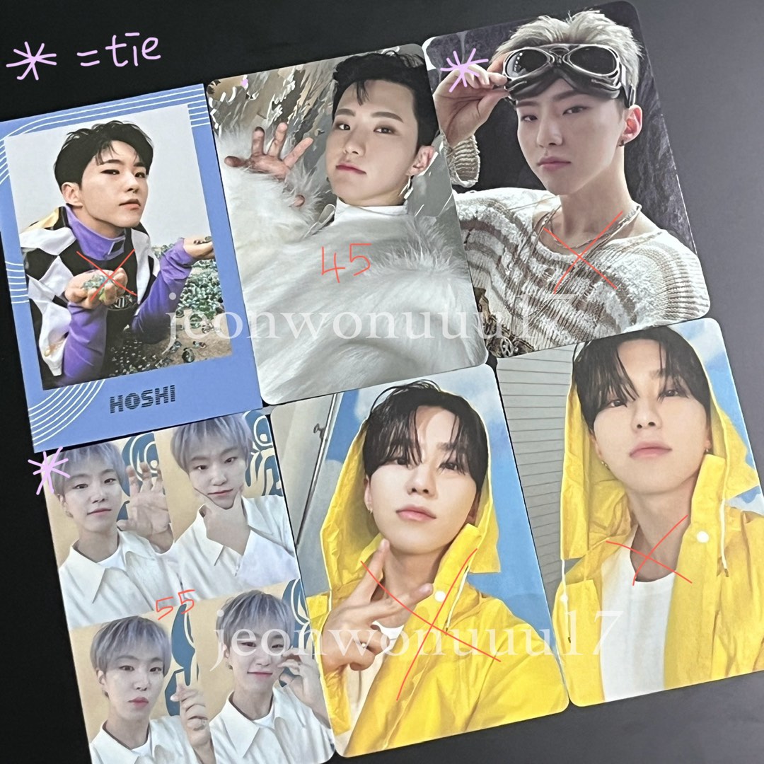 wts seventeen hoshi photocard, Hobbies & Toys, Collectibles ...