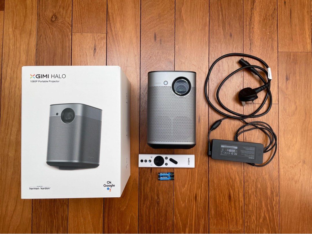 XGIMI Halo Portable Projector 1080P, TV & Home Appliances, TV ...
