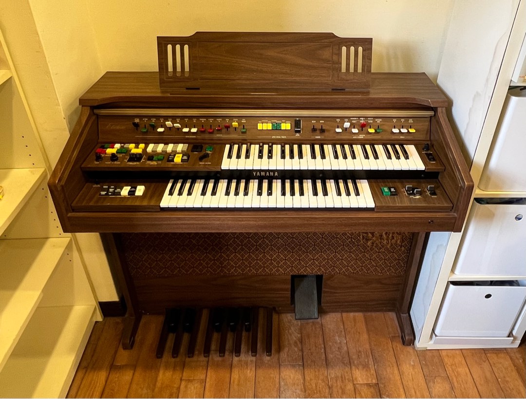 二手功能正常｜稀有｜音色獨特｜Yamaha Electone C-35 雙層電子琴｜電管風琴｜老件, 書籍、休閒與玩具, 樂器、音樂相關 ...