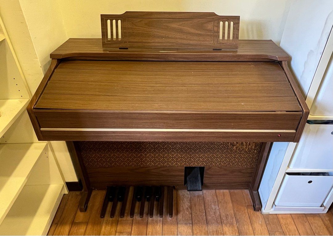 二手功能正常｜稀有｜音色獨特｜Yamaha Electone C-35 雙層電子琴｜電管風琴｜老件, 書籍、休閒與玩具, 樂器、音樂相關 ...