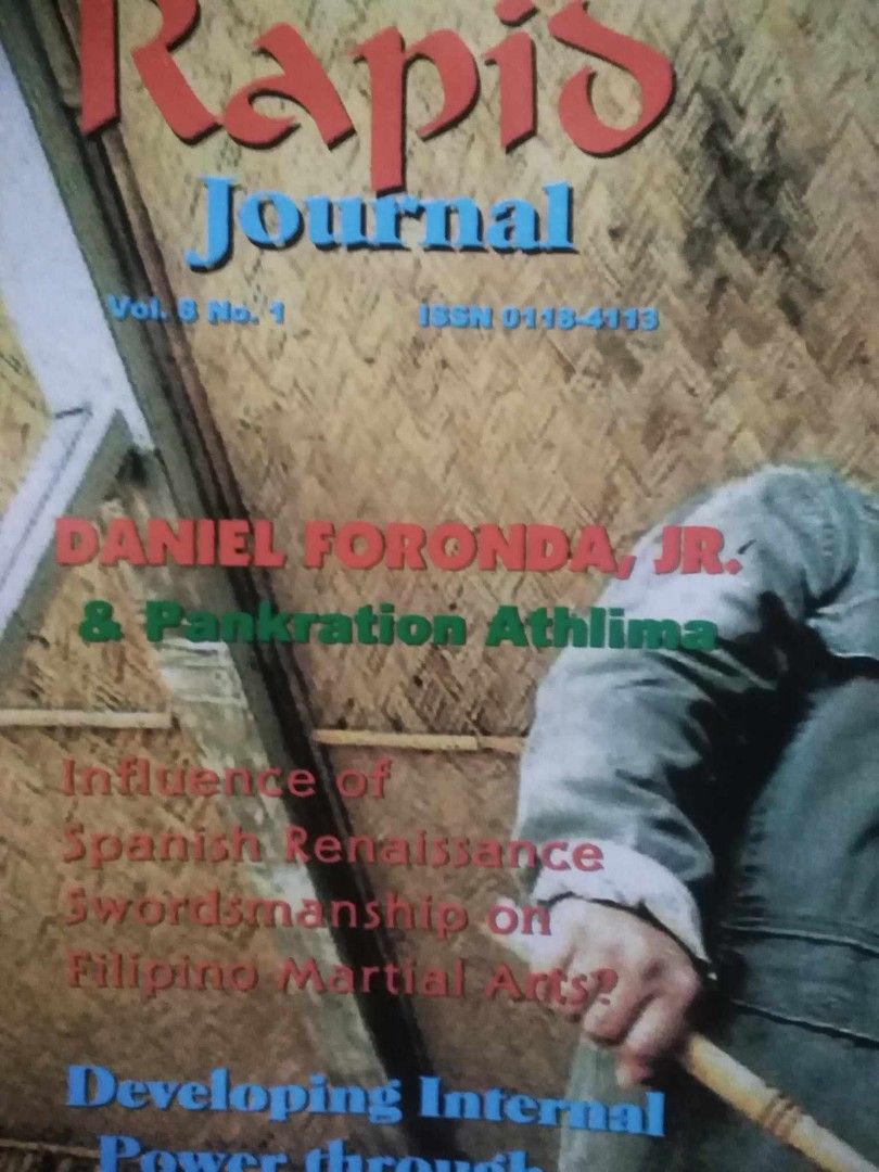 2003 rapid journal martial arts magazine Daniel mumbakki foronda jr cover, Hobbies & Toys, Books ...