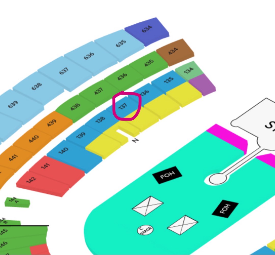 26/1 CAT 2 coldplay ticket x2, Tickets & Vouchers, Event Tickets on ...