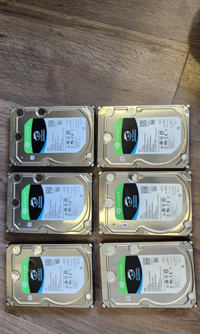 8tb Seagate Skyhawk Surveillance Sata Hdd Computers And Tech Parts And Accessories Hard Disks