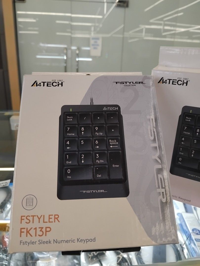 A4Tech FK13P Wired USB Numeric Keyboard, Computers & Tech, Parts & Accessories, Computer ...