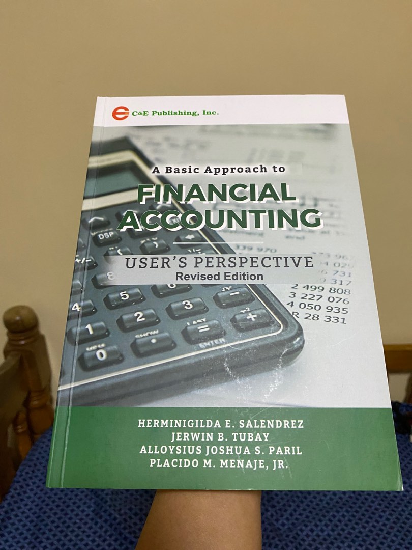 A Basic Approach to Financial Accounting: Salendrez, Tubay, Paril ...