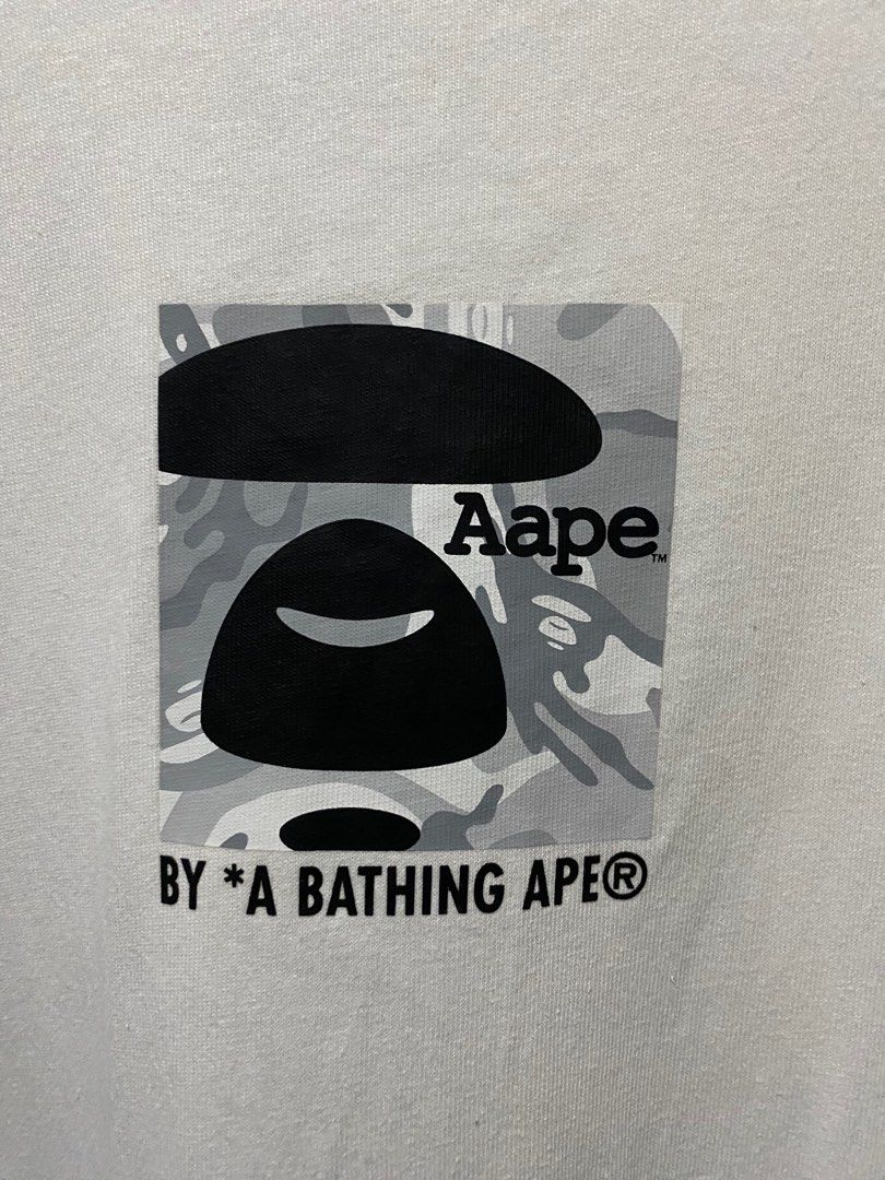 Aape Box Logo, Men's Fashion, Tops & Sets, Tshirts & Polo Shirts on ...