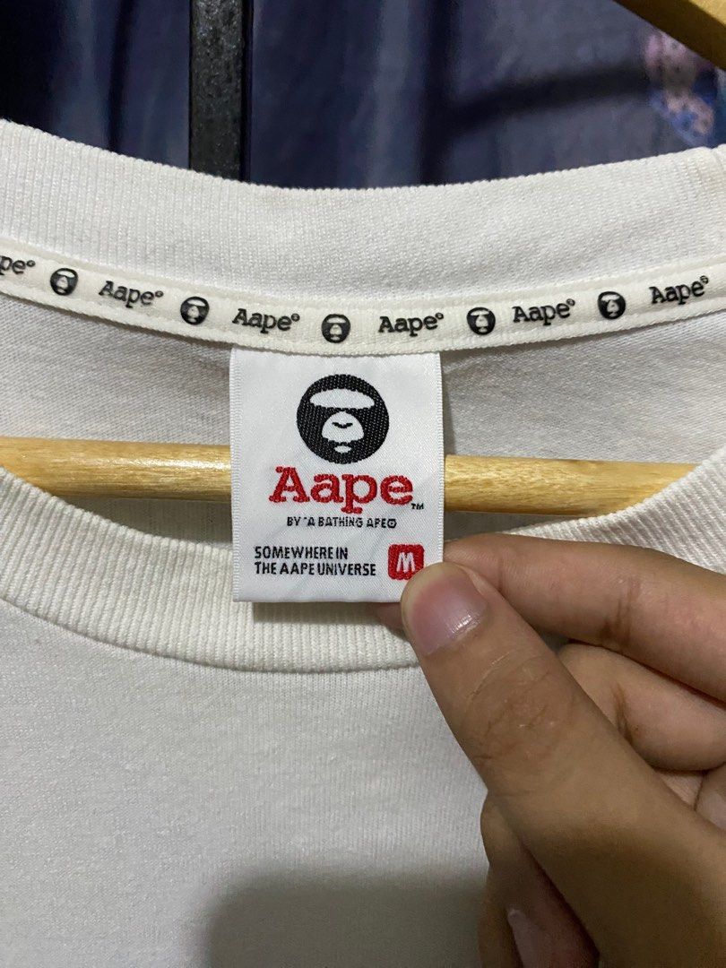 Aape Box Logo, Men's Fashion, Tops & Sets, Tshirts & Polo Shirts on ...