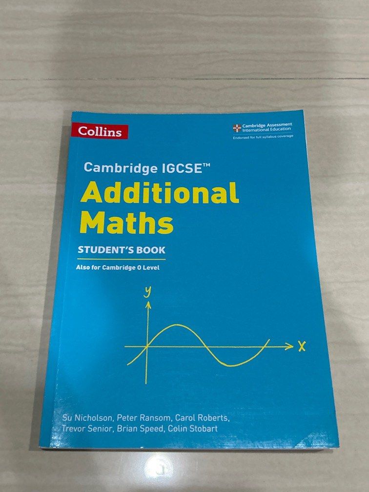 Add Maths Cambridge O Levei Textbook Hobbies And Toys Books And Magazines Textbooks On Carousell