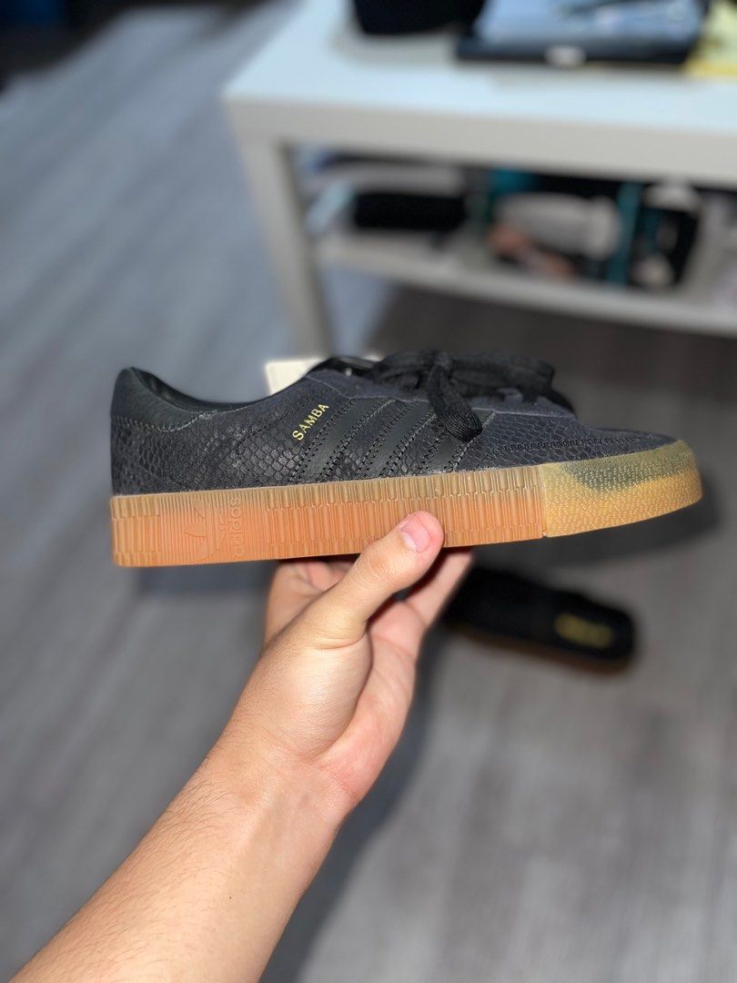 ADIDAS Samba Rose (Black), Women's Fashion, Footwear, Sneakers on Carousell
