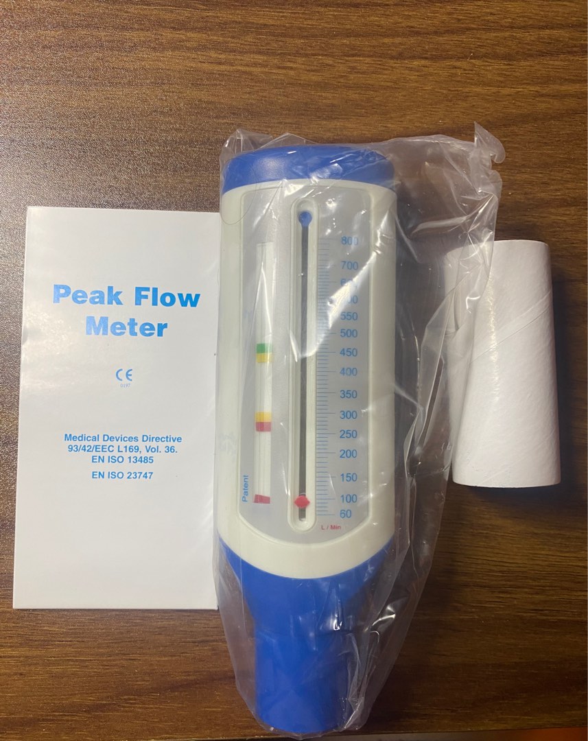 Adult peak flow meter, Health & Nutrition, Medical Supplies & Tools on ...