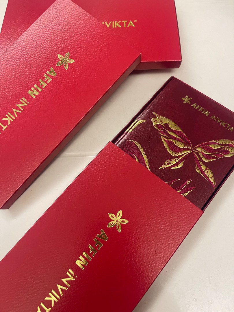 Affin Invikta Red Packet 2024 / 8 pieces + Box / Ang Pow / Angpow ...
