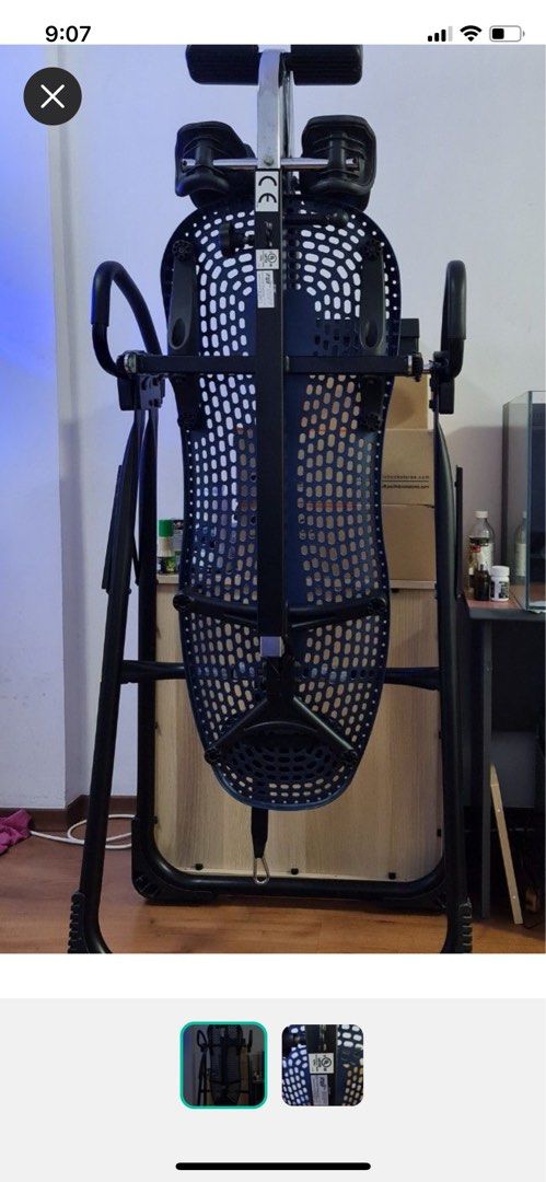 Aibi Teeter Inversion Table EP-950, Health & Nutrition, Braces, Support ...