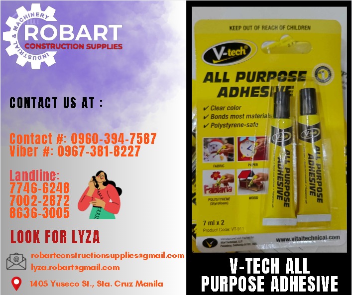 ALL PURPOSE ADHESIVE, Commercial & Industrial, Construction Tools ...