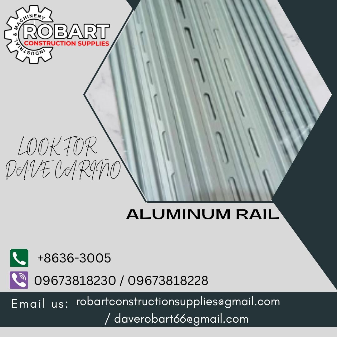 ALUMINUM RAIL, Commercial & Industrial, Construction Tools & Equipment ...