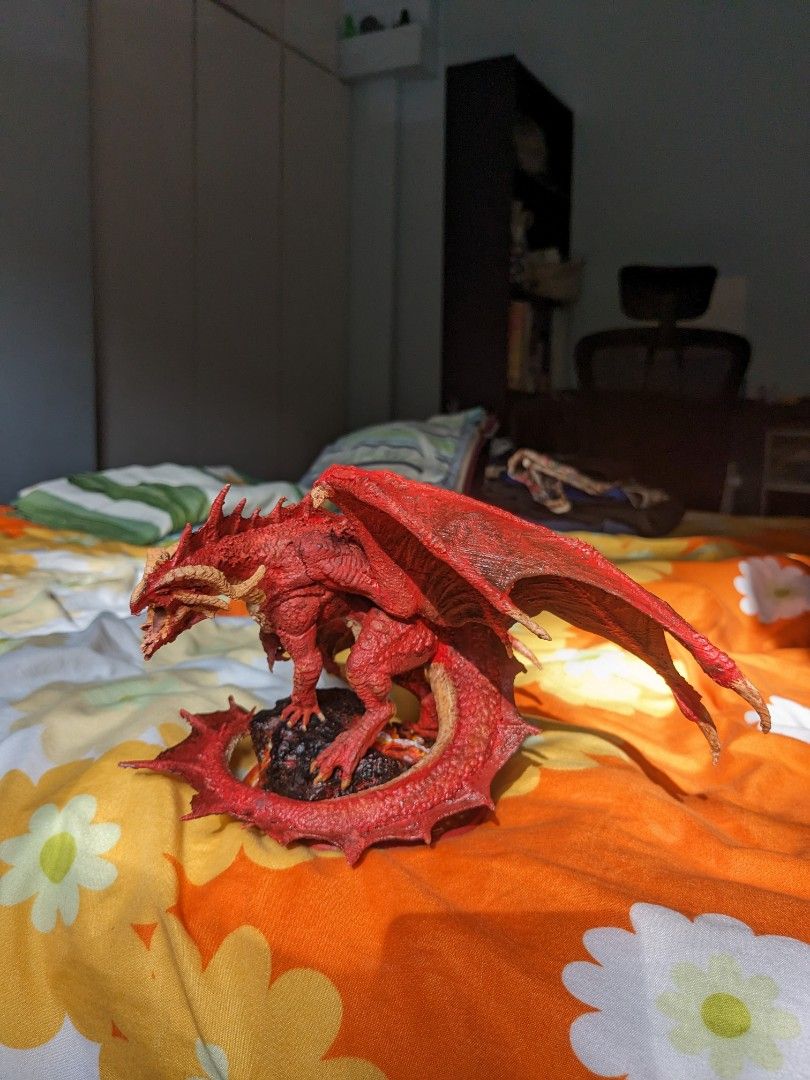 Ancient Red Dragon Miniature, Hobbies & Toys, Toys & Games on Carousell
