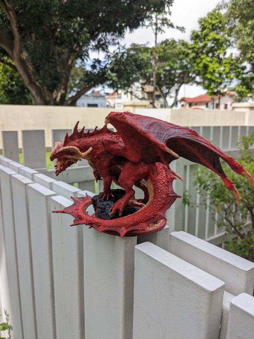 Ancient Red Dragon Miniature, Hobbies & Toys, Toys & Games on Carousell