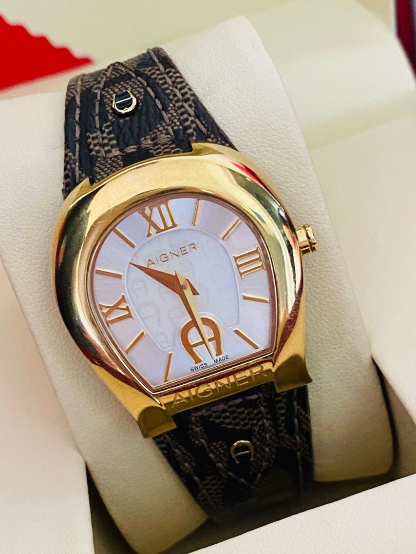 Authentic Aigner Swiss Made Watch for Ladie’s, Women's Fashion, Watches ...