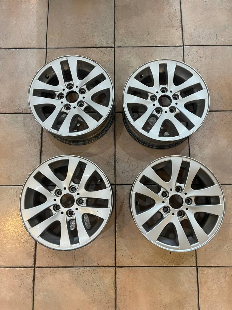 Authentic BMW Type 156 16 inch Wheels Set of 4, Car Parts & Accessories ...