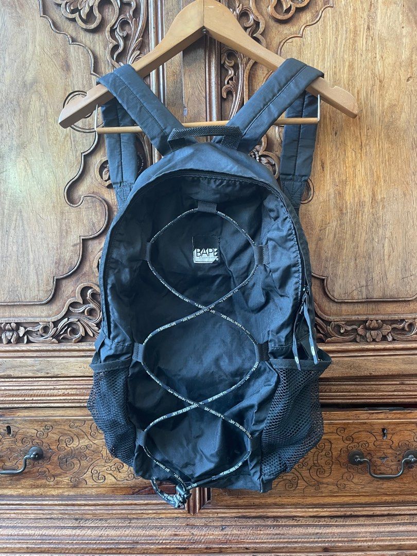 BAPE Foldable Backpack, Men's Fashion, Bags, Backpacks on Carousell