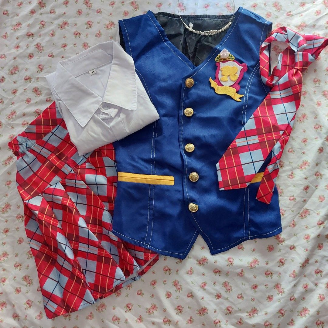 Barbie Princess Charm School uniform cosplay costume, Women's Fashion ...