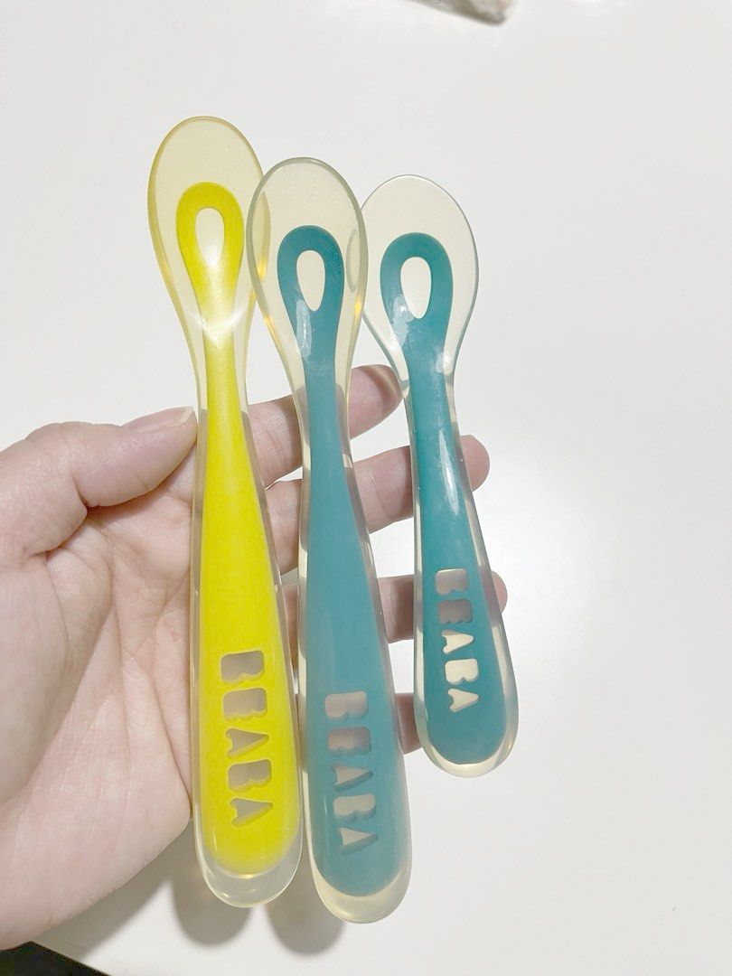 Beaba 1st and 2nd Stage spoons, Babies & Kids, Nursing & Feeding ...